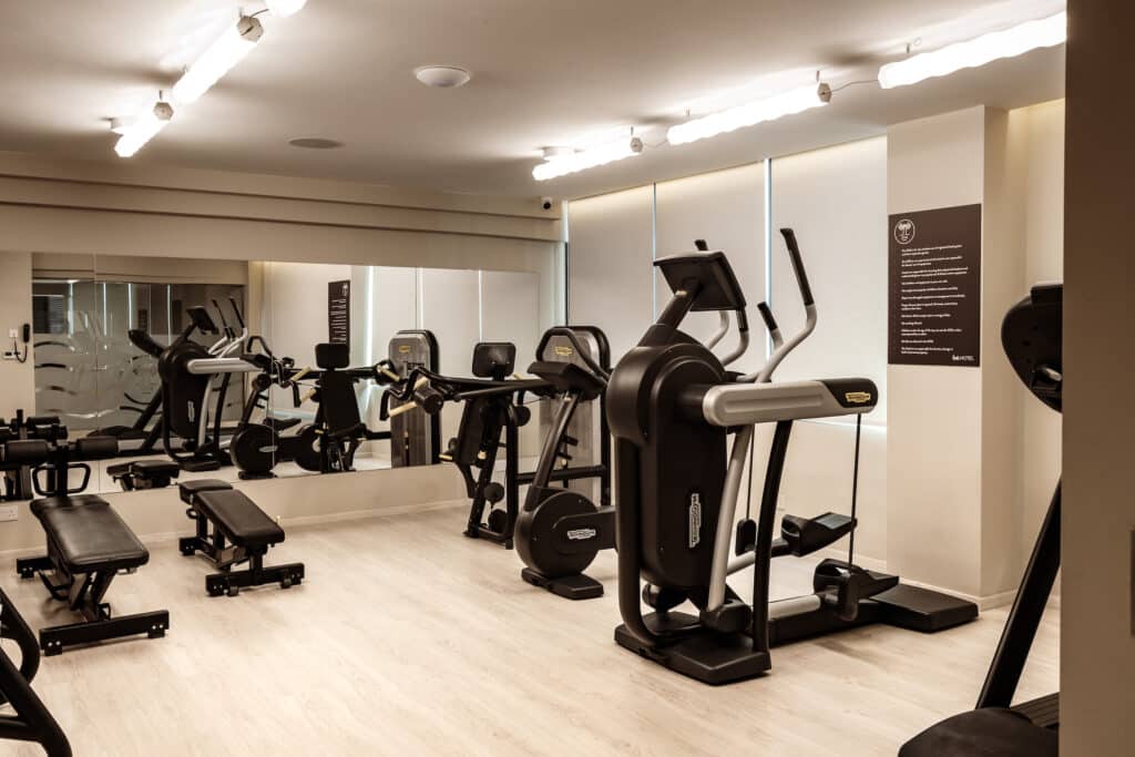 be.HOTEL Gym comes with high-quality training equipment